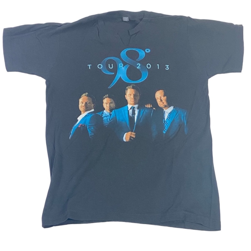 2013 98 Degrees Women’s Band Tour T-Shirt Small Conce… - Gem